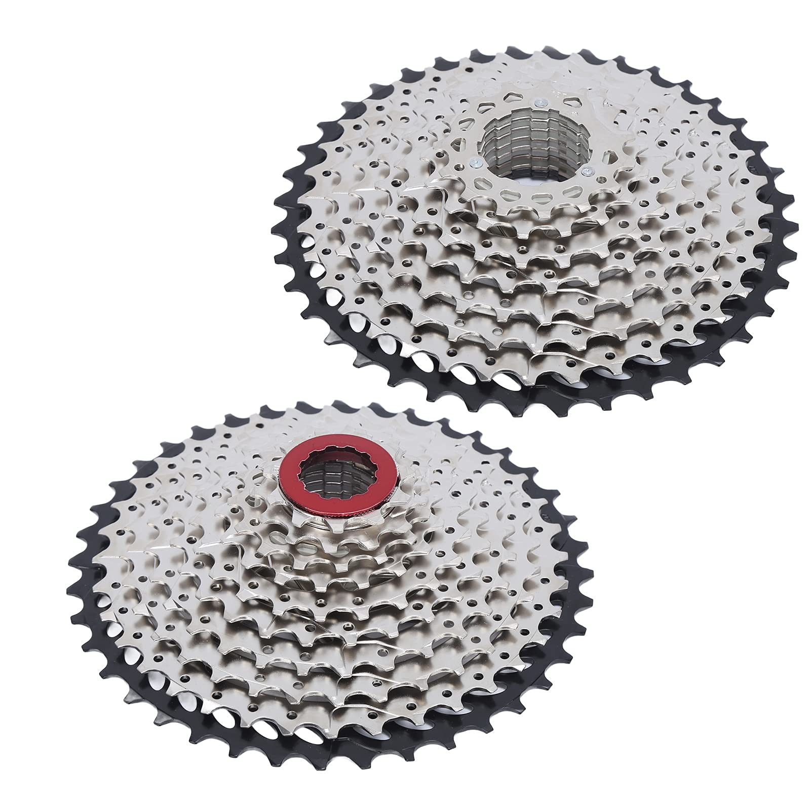 01 02 015 Bicycle Cassette, Bike Freewheel Lightweight 10 Speed Wear Resistant for Road Bicycle for Mountain Bicycle