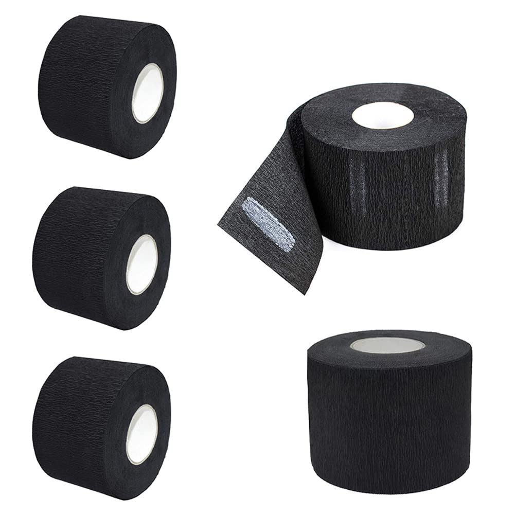 1 Roll Disposable Barber Neck Strips Neck Paper Professional Stretchy Paper Neck Band for Salon Haircut Styling