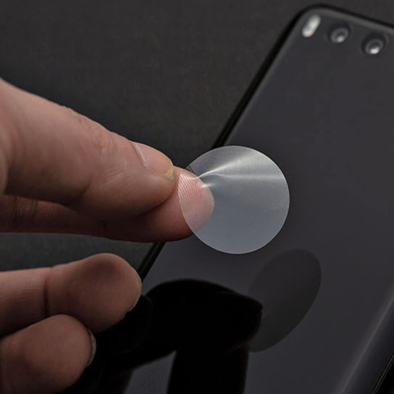 1 inch 1000 Pcs Clear Circle Package Seals Stickers Envelope Seals for Mailing, Misofuki Transparent Round Wafer Seal Labels Envelope Tab Sealer and Retail Package Self Adhesive Seal Label Sticker