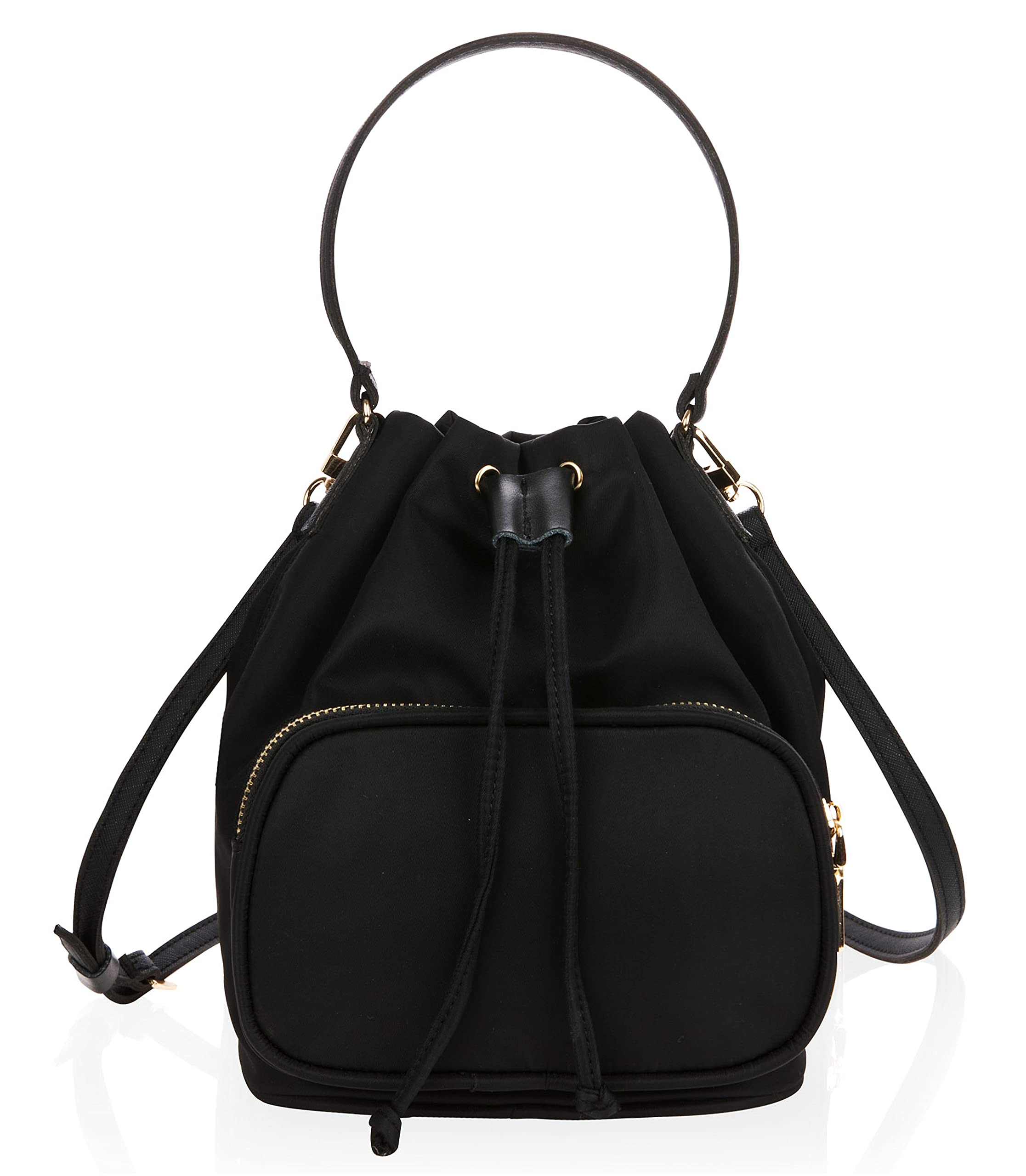1071 Nylon Roomy Crossbody Bucket Bags Water Proof Purses Wristlet Handbags