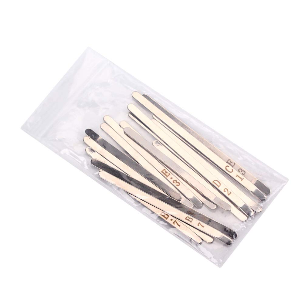 1 Set Thumb Piano Keys Thumb Piano 17 Keys Parts Accessories Kalimba Note Keys Thumb Piano Replacement Keys 17 Key Replacement Kit Kalimba Parts The Piano Music Making Tools