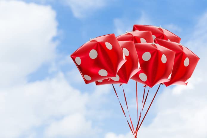 10 Pcs Cube Foil Balloons 24 Inches Square Dice Foil Balloon 4D Mylar Balloon for Party Decorations Party Supplies,Red