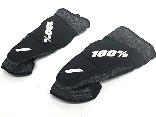 1 Unisex-Adult Ridecamp Knee Guard, Grey Heather/Black, S