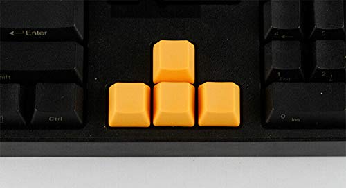 1 Pcs Blank Thick PBT Keycaps R1 R2 R3 R4 Single Switch OEM Height for Cherry MX RGB Gaming Mechanical Keyboard (R1, Yellow)