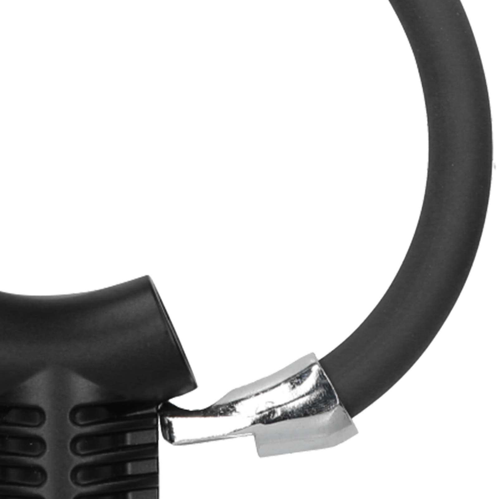 1 Set Anti-Pry Bike Lock, Bicycle Cable Lock, for Bike Bicycle(Reflective Matte Black)