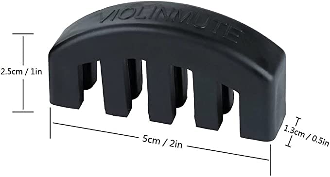 1 Pcs Ultra Rubber Cello Mute for Less Sound Practice - Cello 3/4-4/4 Silencer Cello Volume Reducer Violin Mute Violin Practice Silencer Bridge for Violin Musical String Instrument Accessories