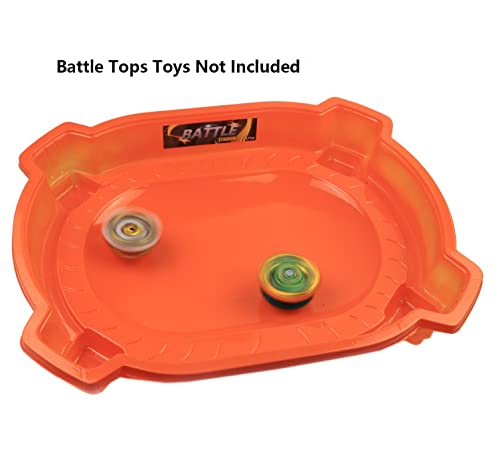 17Tek Stadium Battle Arena Training Ground for Beyblade Battling Games (Yellow 2)