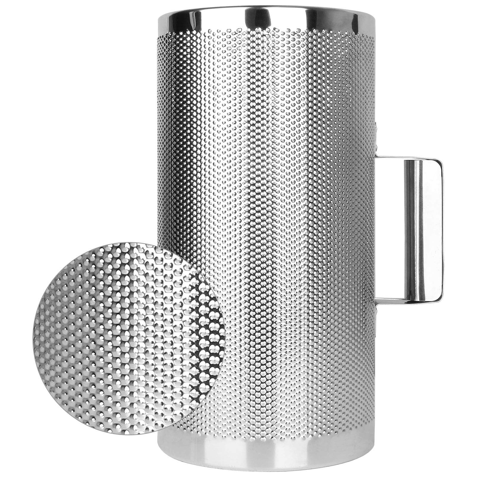 12" x 6" Stainless Steel Guiro Instrument Latin Percussion Metal Guiro Shaker with Scraper Percussion Instrument