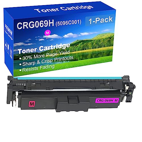 1-Pack (Magenta) Compatible High Yield CRG-069H CRG069H (5096C001) Laser Printer Toner Cartridge Used for Canon MF753Cdw MF751Cdw LBP674Cdw LBP673Cdw LBP674Cx MF752Cdw MF756Cx Printer