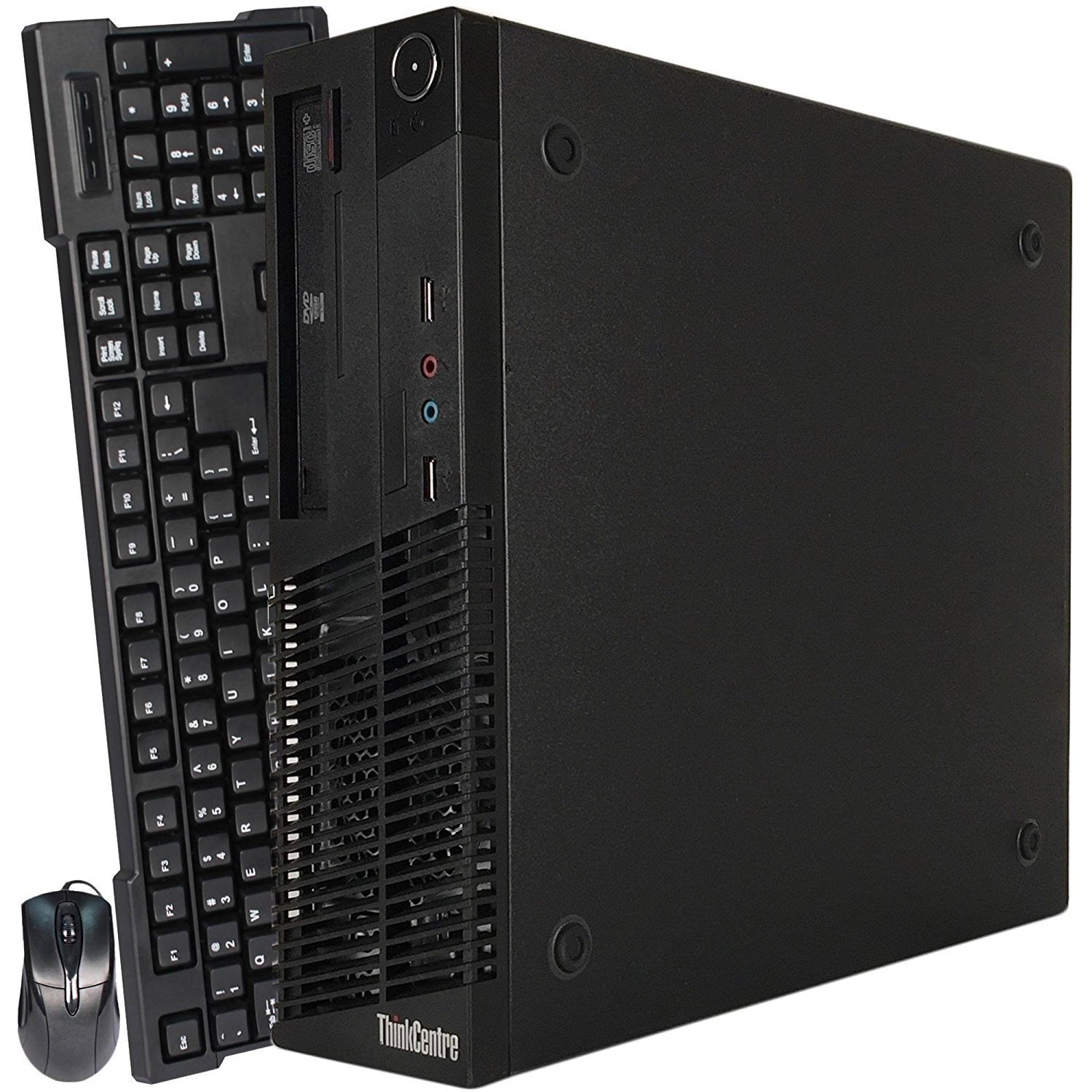 2017 Lenovo ThinkCentre M73 SFF Small Form Factor Business Desktop Computer, Intel Quad-Core i3-4130 3.4GHz, 8GB RAM, 500GB HDD, USB 3.0, DVD, WiFi, Windows 10 Professional (Renewed)