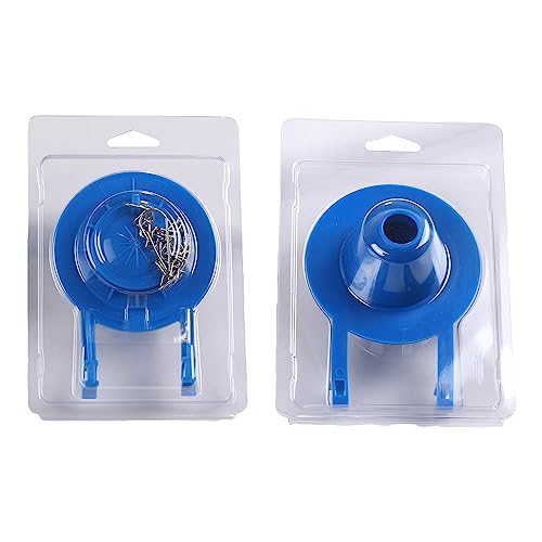 1 Pack Toilet Flapper Replacement, Universal 2-inch Toilet Stopper Flapper Compatible with American Standard Toilet Tank, Water Saving Long-Lasting Rubber Seal Flapper with Stainless Steel Chain