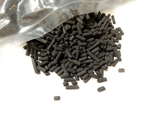 50 LB Premium Virgin Activated Carbon Charcoal Pellets for Aquarium Fish Tank Fish Pond Reef Filter, Bulk Filter Media with 2 Free Media Filter Bags