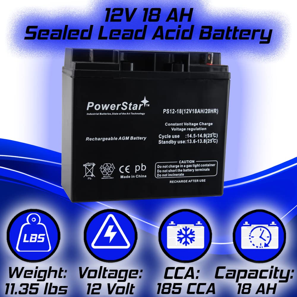 12V 18AH Replacement Battery for Jump n Carry JNC660 JNCAIR JNC 660 JNC4000