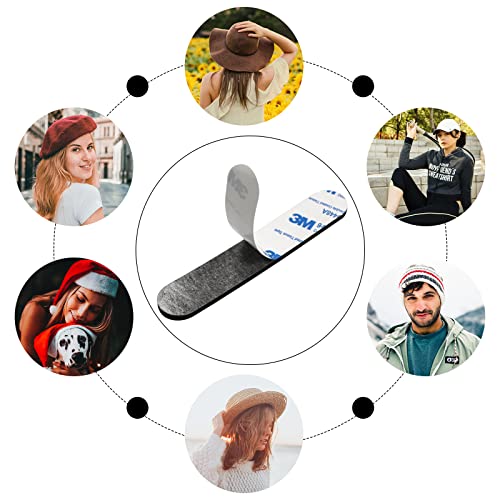 10 PCS Hat Size Reducer Hat Size Tape Self-Adhesive Hat Reducer Inserts Foam Hat Sizing Tape for Hat Cap,0.2"Black