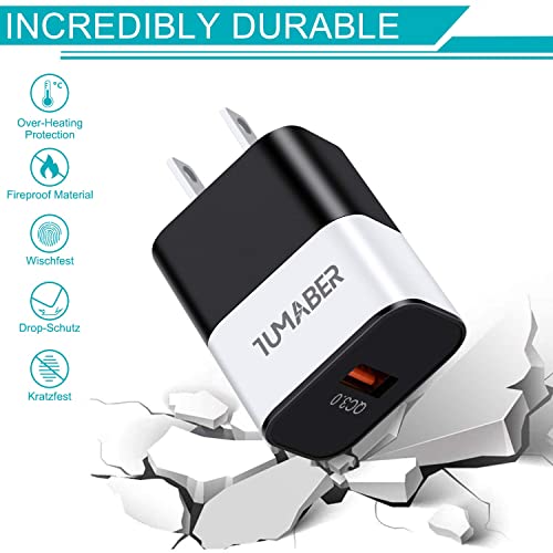 1 Pack-for Samsung Galaxy S22, S21,S23 Fast Charging Type C,25w USB C Super Fast Charger Type C Wall Charger Block&6ft Android Phone Cable for Samsung Galaxy S23 S22 Plus, S20 / S21 Ultra,Note 20