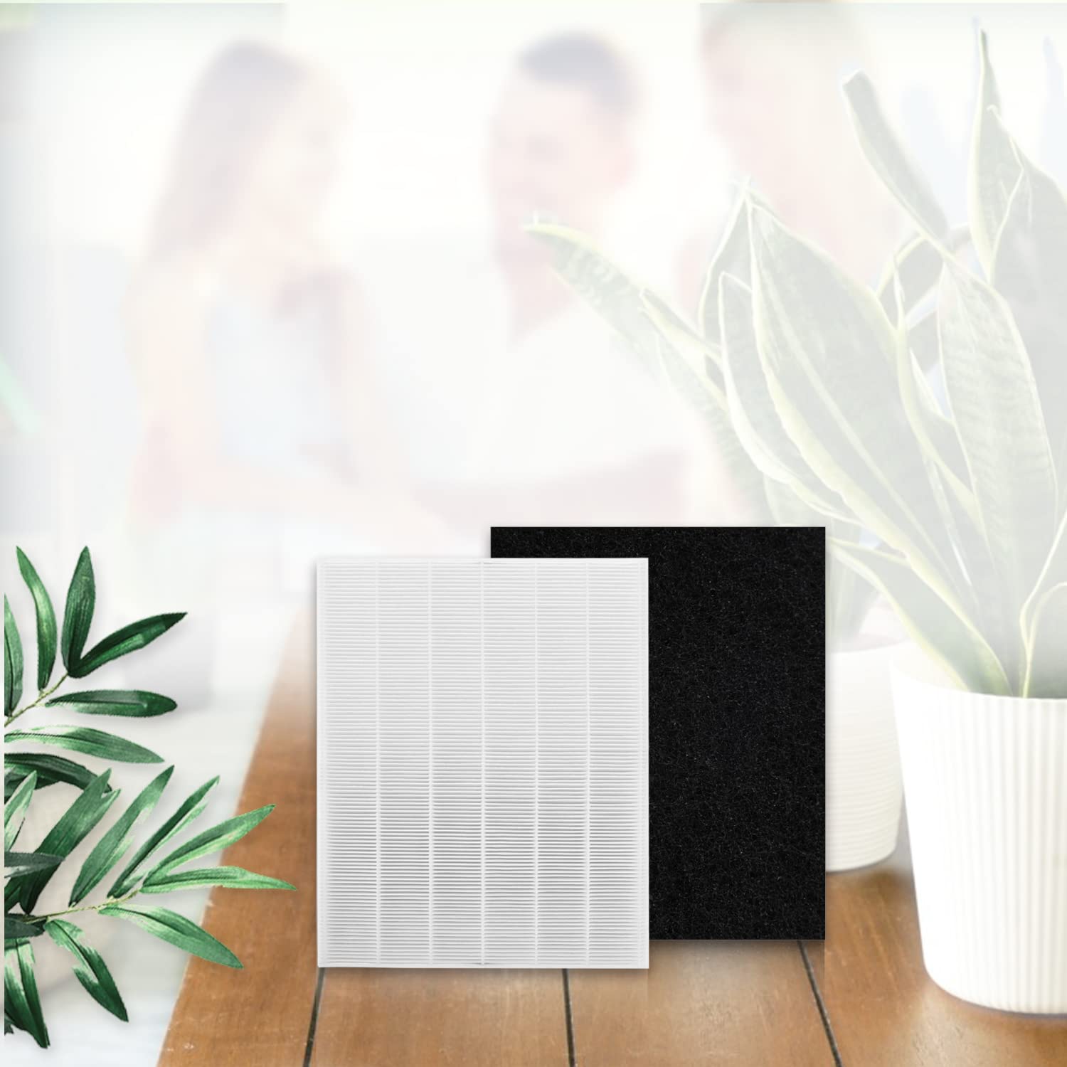 115115 Filter A Compatible with Winix c535 replacement filter,5300-2 WAC5300 WAC5500 WAC6300 5000b P300,2 True HEPA + 8 Carbon Filters