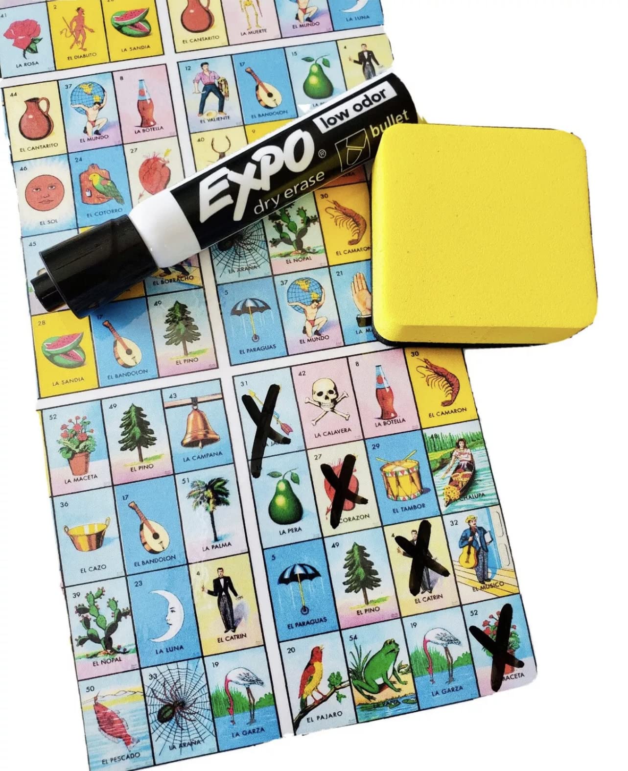 1 Spiral Book Boards Loteria Chalupa Bingo Mexican Toy Family Game New by Border Merchant