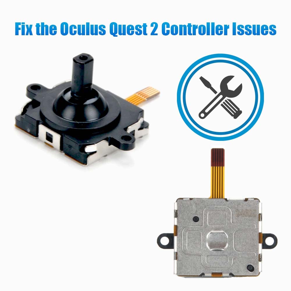 1 Pack Joystick Replacement for Oculus Quest 2 Controller/Meta Quest 2 Controller, Replacement Joystick Thumb Stick Repair Kit for Oculus Quest 2 Accessories