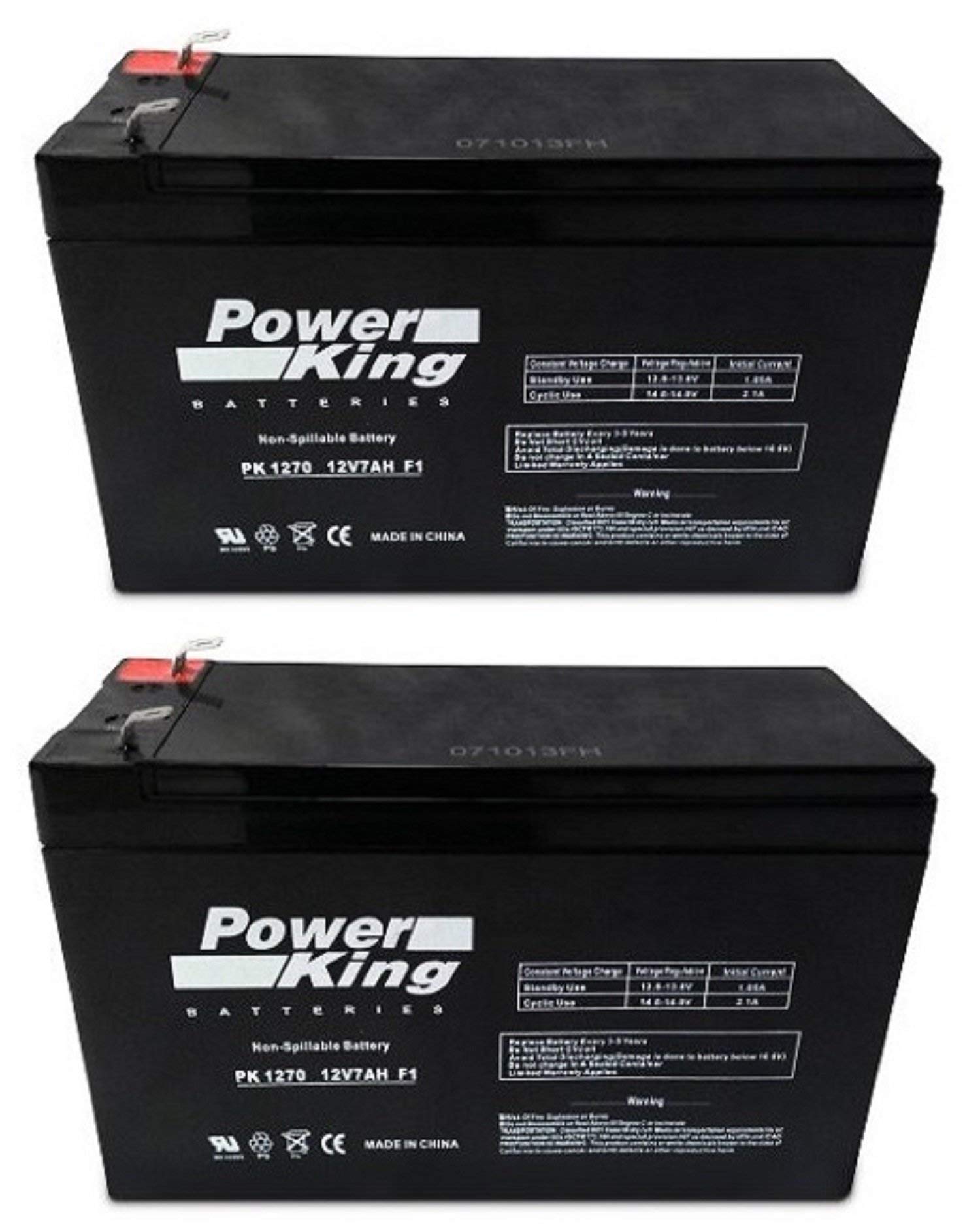 12V 7AH SLA Battery Replaces gp1272 np7-12 bp7-12 npw36-12 ps-1270 ub1280-2 Pack Beiter DC Power
