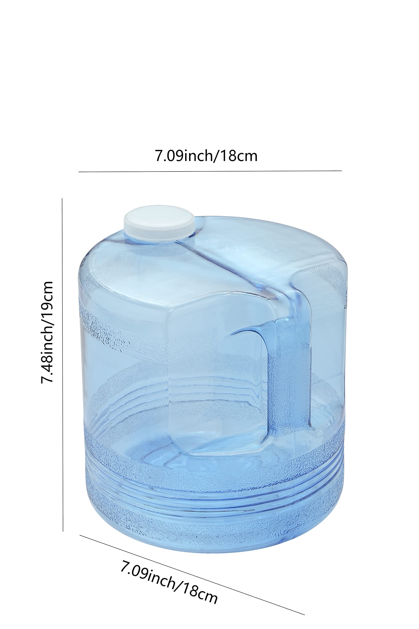 1 Gallon/ 4L Plastic jug for Home/Dental/Beauty Water Distiller, Replacement Glass Collection Bottle, Distiller Water Container, Compatible with Most Countertop Water Distiller
