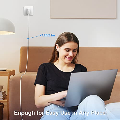 100W USB C Mac Book Pro Charger - SZPOWER Type C Fast Charger Power Adapter Compatible with MacBook Pro 16, 15, 14, 13 Inch, MacBook Air 13 Inch iPad Pro, 7.2ft USB C Cable