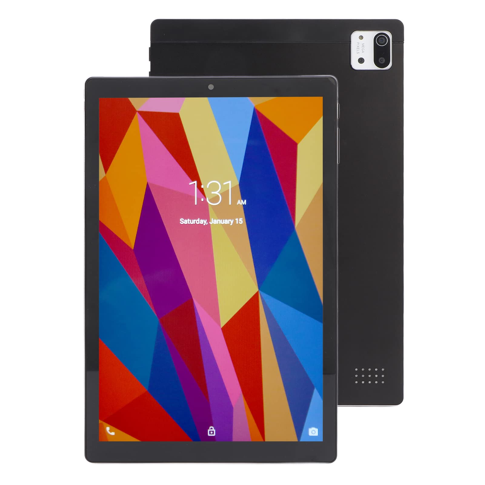 10.1 Inch Android11 Tablet, 2K IPS Touch Sreen, Octa Core Processor, 6G RAM 256G ROM, 5+13MP Dual Camera, 2.4G/5G WiFi, BT 5.0, GSM Calling Tablet, 5800mAh Battery