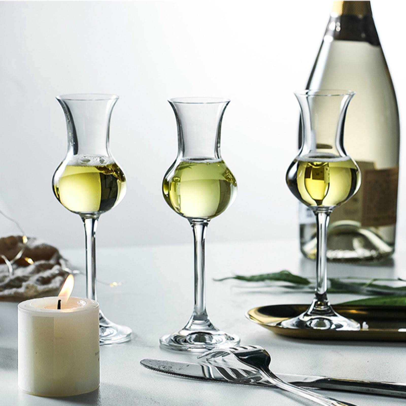 1-2pcs Whisky Tasting Glass Goblet Crystal Copita Sommeliers Whisky Whiskey Smell Tasting Glass