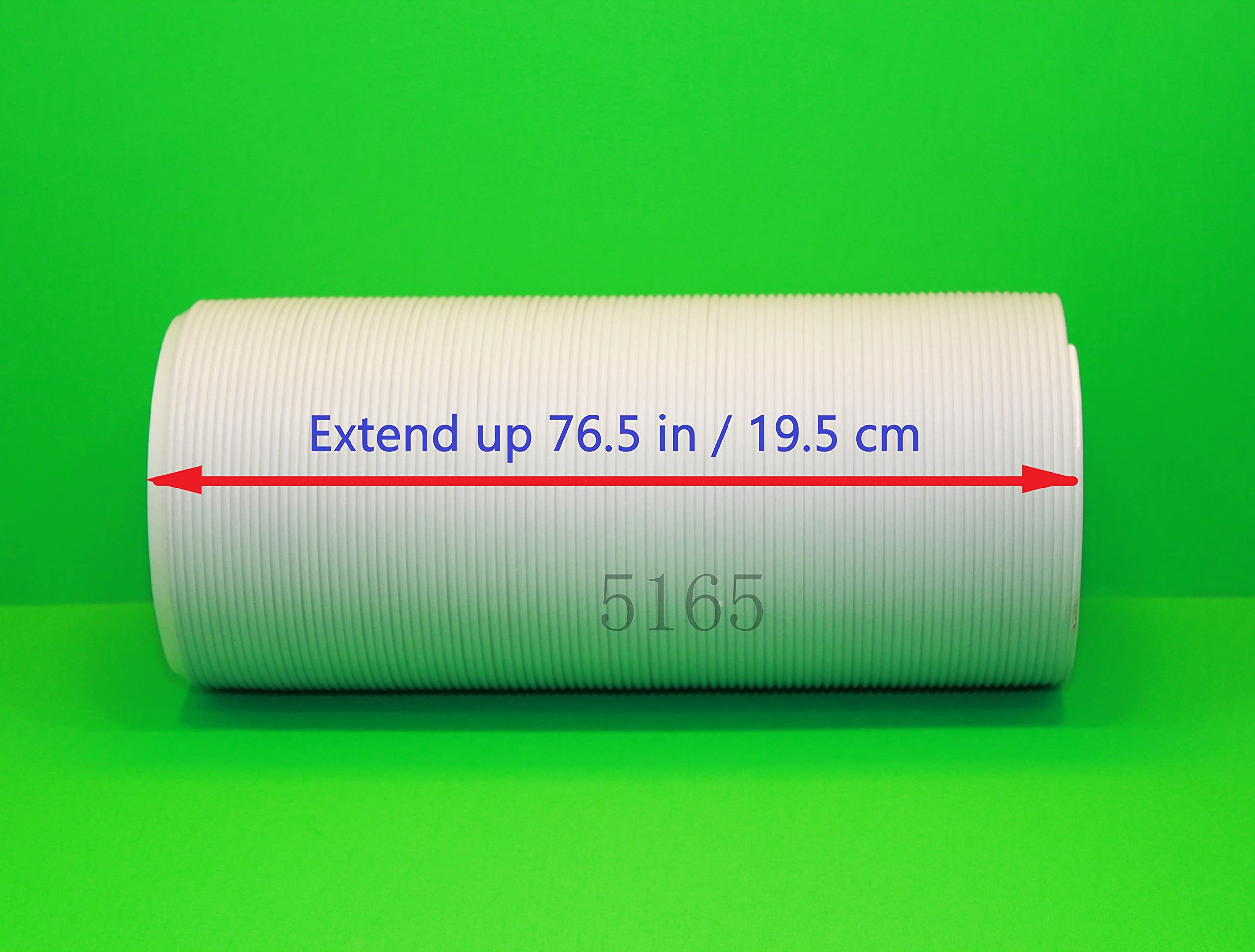 1 Extra Long Anti-Clockwise Universal Portable Air Conditioner Exhaust Hose 6" Width, 76" long