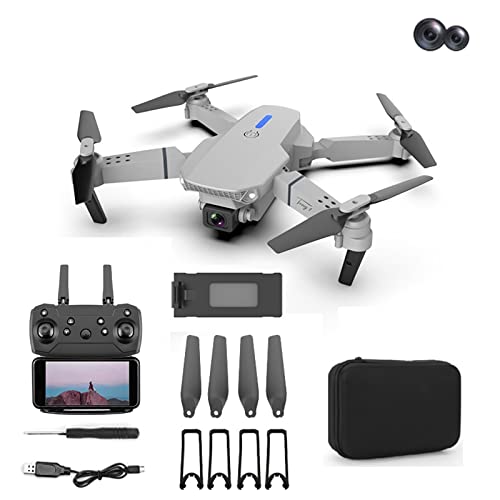 1080P HD Drone for Kids Adults - Mini Drone with Dual 1080P HD FPV Camera Remote Control Toys Gifts with Altitude Hold Headless Mode One Key Start Speed Adjustment