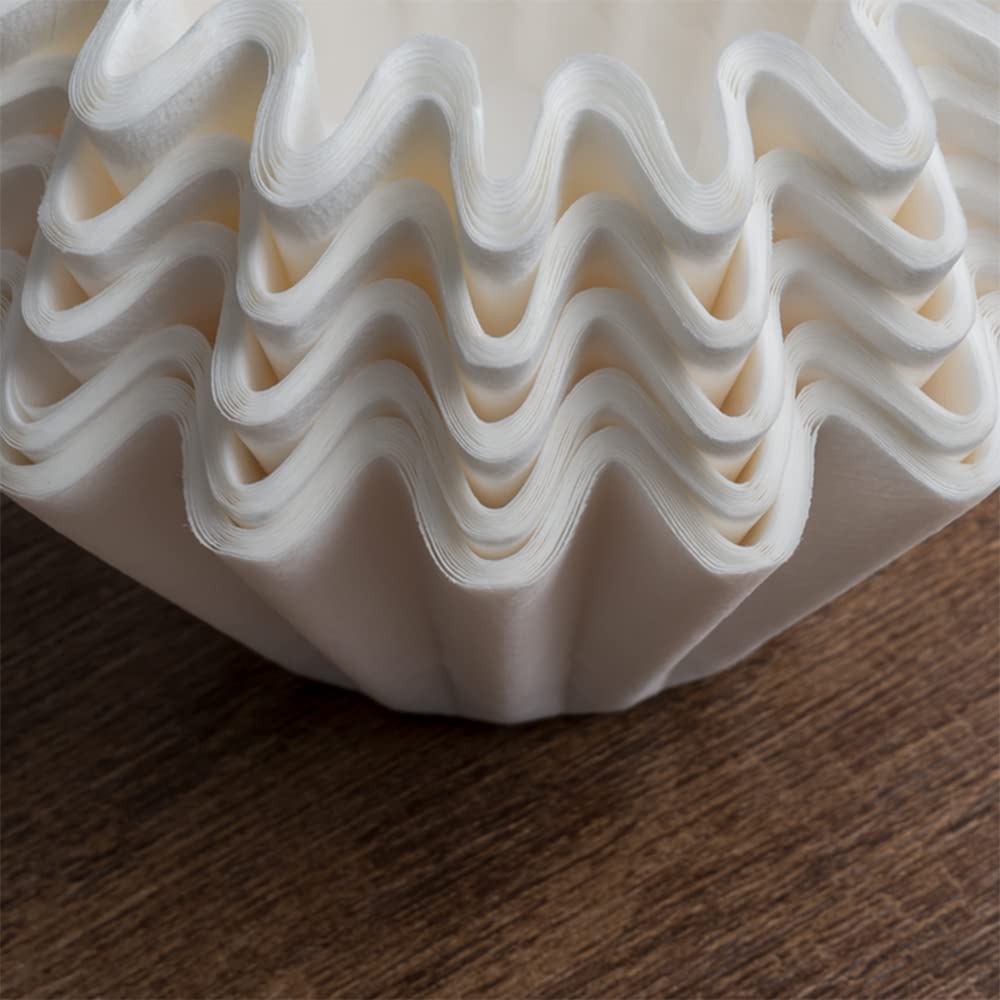 1-4 Cup Coffee Filters White Paper,Coffee Makers and Drip Coffee Pots Junior Basket Style, Chlorine Free Coffee Filter,50 Count