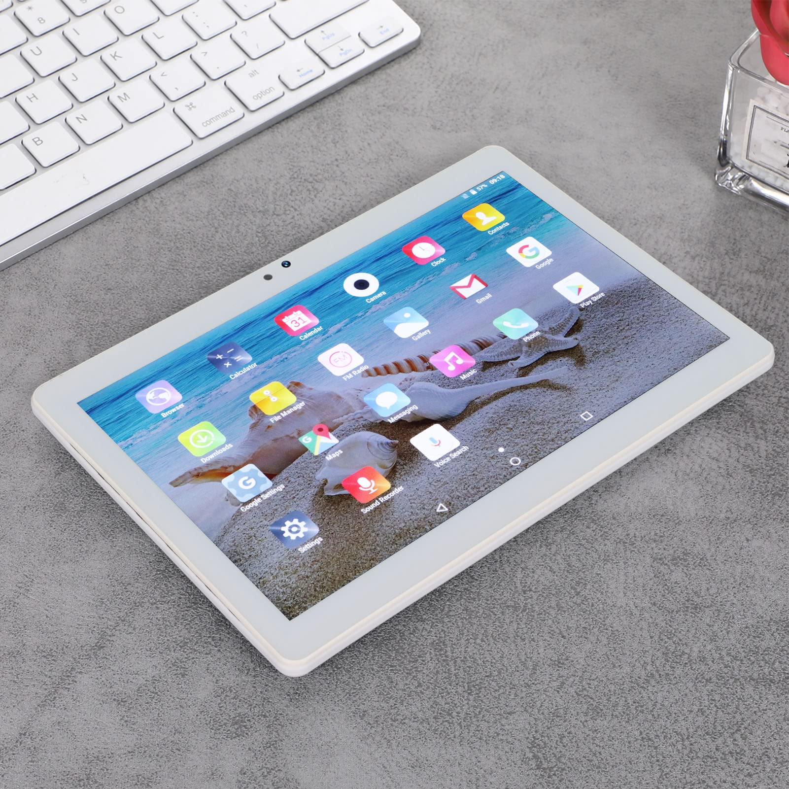 10 inch Tablet for Android 11, 1960x1080 HD Screen, 2GB 32GB ROM, Octa Core Processor, Dual Sim Call Tablet, Tablet PC Bluetooth()
