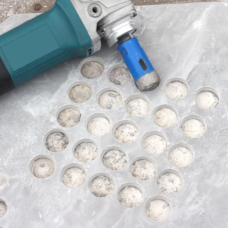 1-1/2 inch Diamond Hole Saw for Angle Grinders Masonry Concrete Granite Quartz Porcelain Ceramic Tile Hole Saw Brick 5/8"-11 Threaded Connection Heavy Duty Diamond Core Hole Saw Dry