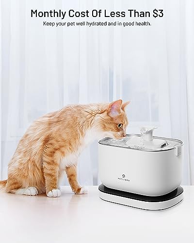 12 Pack Replacement Filters for Dockstream Wireless Cat Water Fountain PLWF005/PLWF115/WF105, 6 Months Set of PETLIBRO Original Pet Fountain Filters & Pre-Filter Sponges