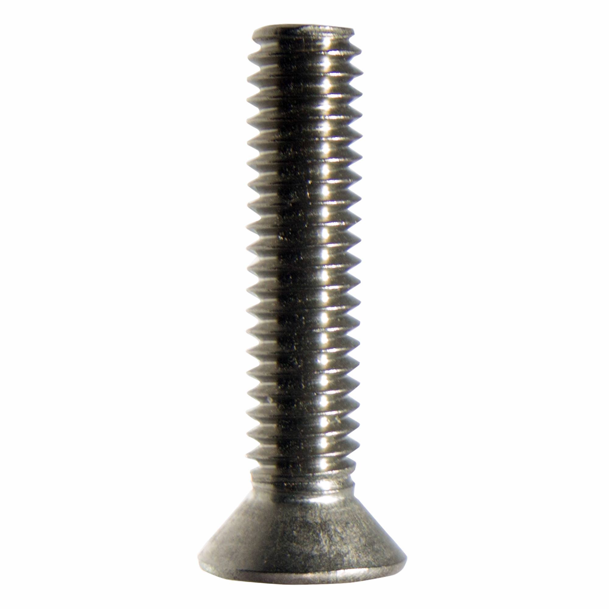 1/4-20 x 1" Flat Head Machine Screws, Phillips Drive, Stainless Steel 18-8, Full Thread, Bright Finish, Machine Thread, Quantity 50 by Fastenere