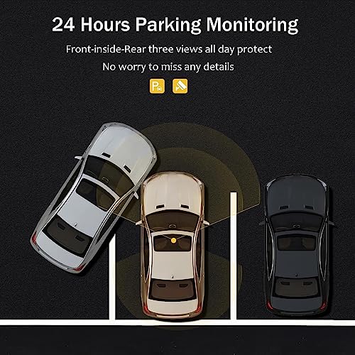 1080P Smart Dash Cam - 2.0Inch IPS Driving Recorder - Car Driving Recorder with Night Vision, Seamless Loop Recording, Emergency Video Lock - Video Recorder for Car
