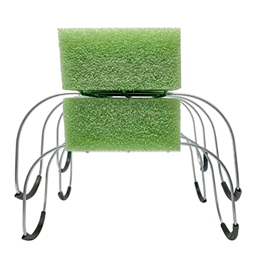 2 Pack 12 Inch Wire Rustproof Galvanized Gravestone Saddle Cemetery Headstone Saddle with Foam Attached