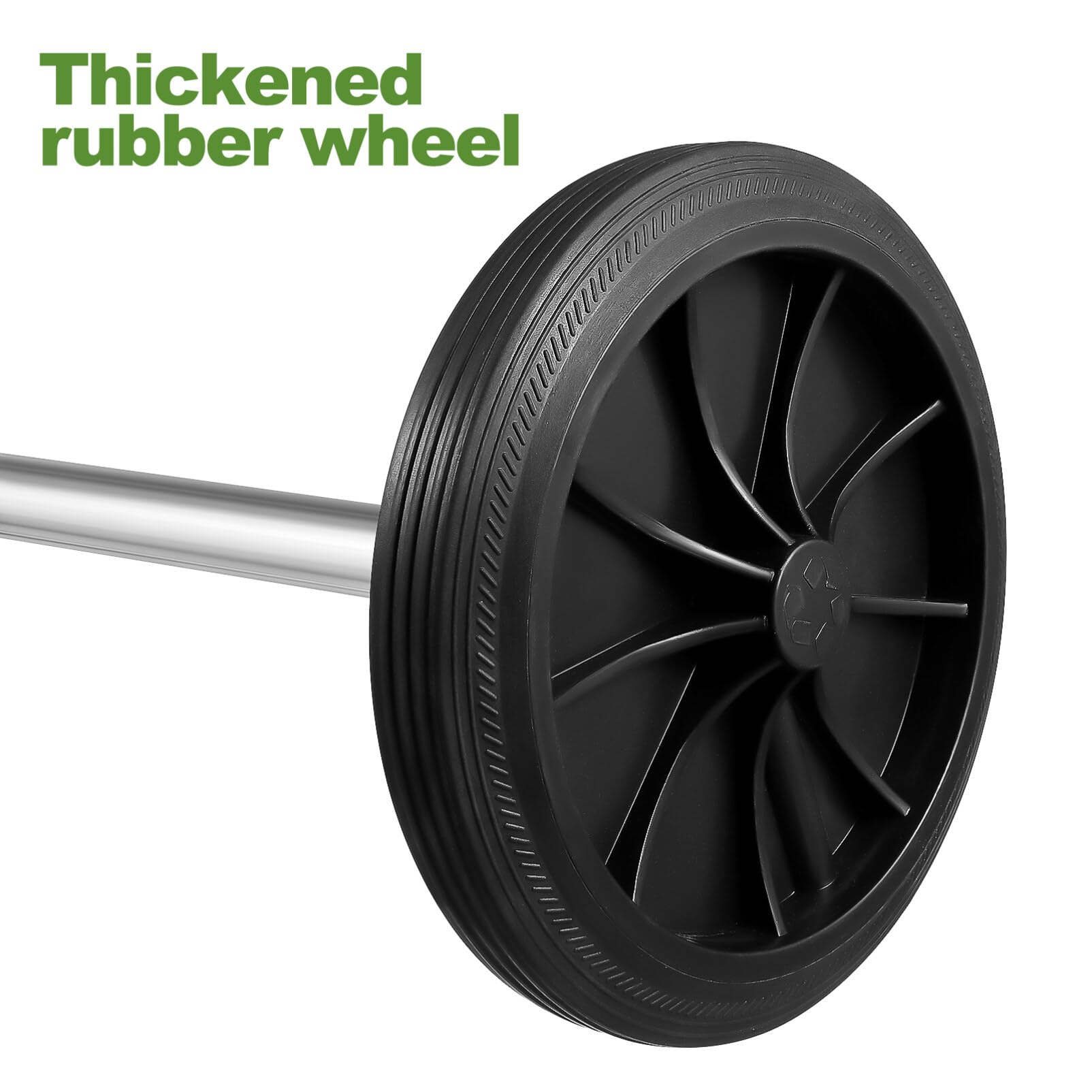1 Set Trash Can Spare Parts Plastic Garbage Can Wheels Plastic Trash Can Wheels Garbage Can Accessories Trash Can Accessories Trash Can Pulley Premium Trash Can Wheels