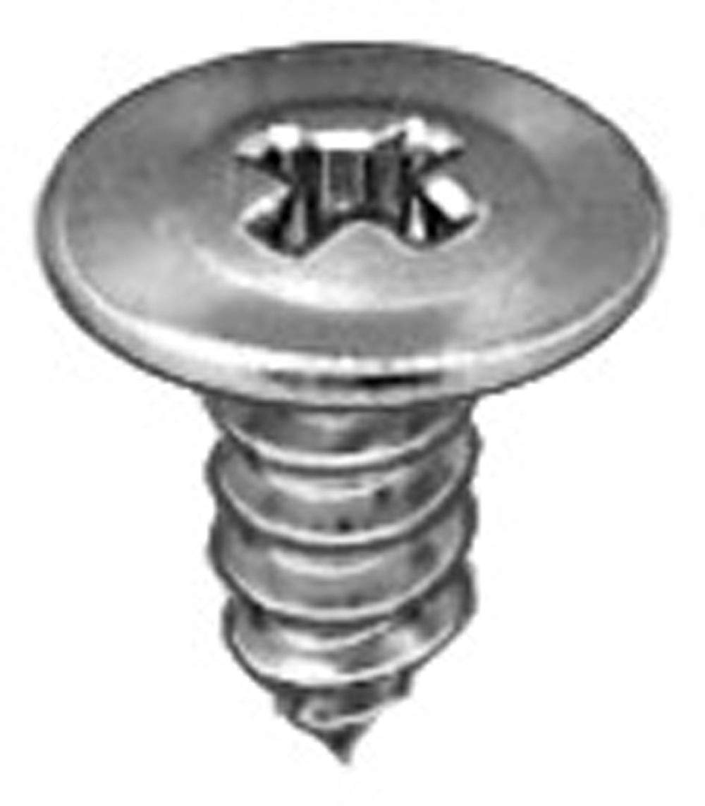 100#8 X 3/8" Phillips Oval Washer Head Zinc 381671-S