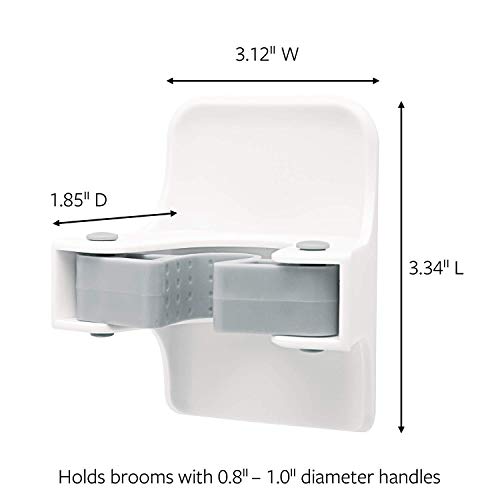 2 Pack Adhesive Broom Gripper Clips