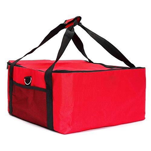 16 Inch Pizza Bag, Extra Large Insulated Food Delivery Bags for Pizza Take Away Food Bag