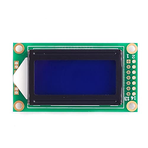 0802 LCD 8x2 Character LCD Display Module 5V LCM Blue Backlight for Arduino