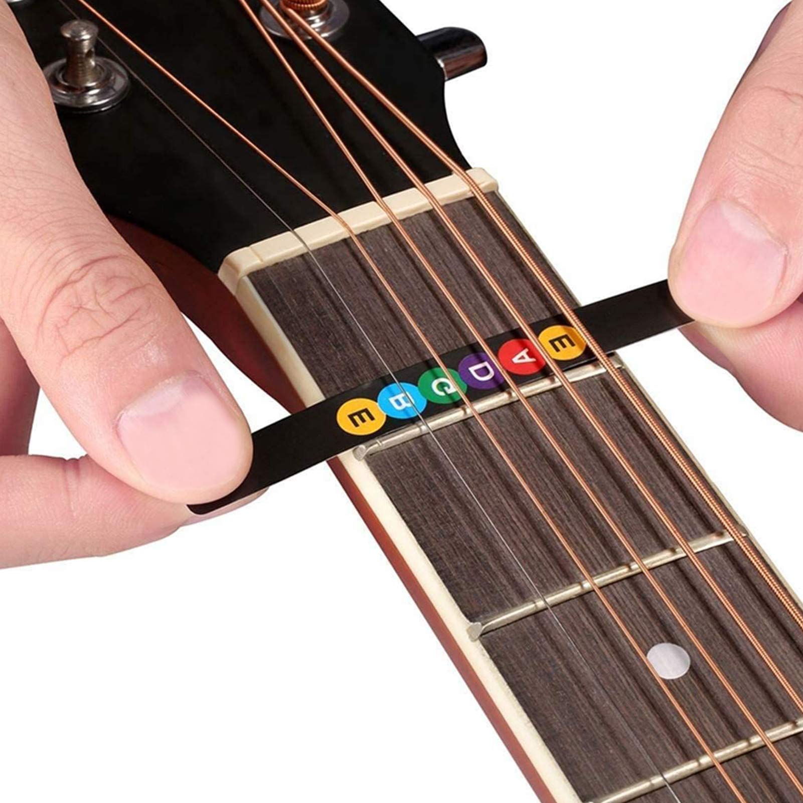 12 Pcs Celluloid Picks 0.46mm/0.71mm/0.96mm,With 3 Pcs Guitar Fretboard Stickers for Guitar Players