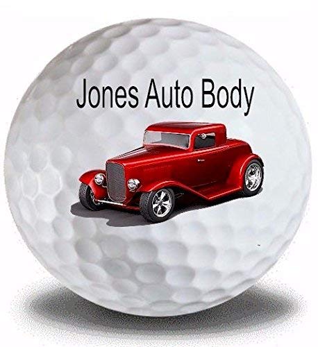 1 Dozen Certified ProV1X Custom Logo Refinished Mint Golf Balls - Custom Golf Balls, Personalized Golf Balls, Logo Golf Balls Comes in Christmas Ribbon Packaging!