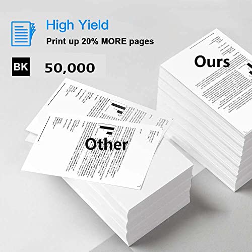 1-Pack Compatible High Yield 3561, 3571, 4051, 4061, 4071, 5051, 5071, 6051, 6071 Printer Waste Toner Container Box Replacement for Sharp MX607HB MX-607HB Printer Cartridge (Black)