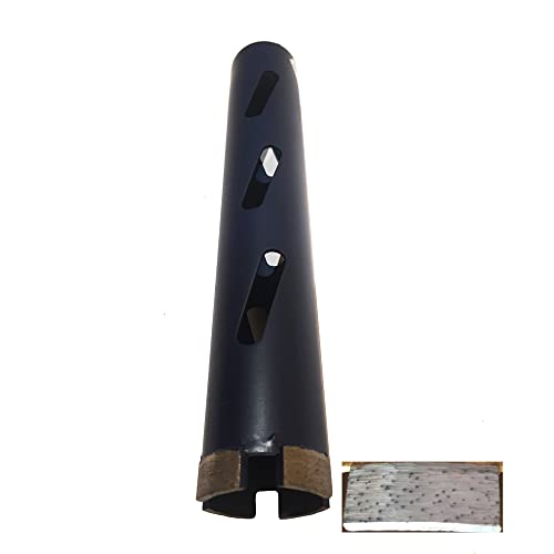 1 3/4" Laser Welded Dry Diamond Core Drill Bits for Cutting Concrete and Asphalt, 1 3/4" Diameter x 11" Length