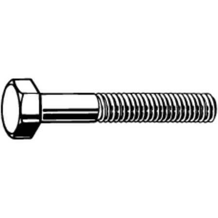 1/4"-20 x 1-1/4" Grade 8 Zinc Yellow UNC (Coarse) Hex Head Cap Screws, 100 pk.