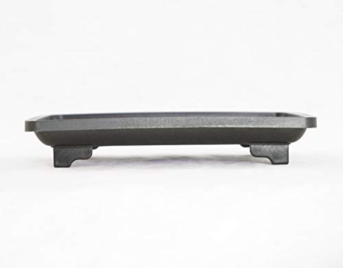 1 Rectangular Black Plastic Humidity/Drip Tray for Bonsai Tree 10.5"x 7"x 1"