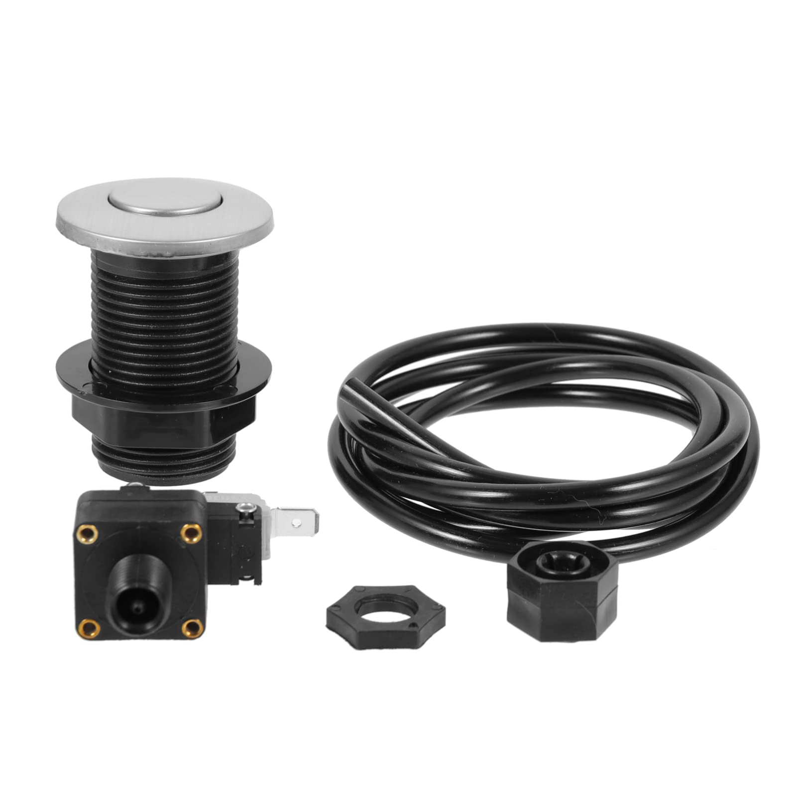 1 Set Pneumatic Switch Garbage Disposal Hose Disposal Button and Bathtub Air Bathtub Supplies Air for Garbage Disposals Garbage Disposal Air Food Air for Garbage Disposal
