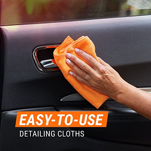 Multi-Purpose Towels by Armor All, Bulk Microfiber Towels for Cars, Cleaning and Home Use, 48 Count