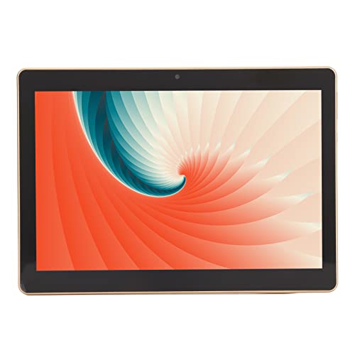 10.1 Inch Tablet, 1960x1080 IPS Black Octa Core CPU Processor Portable Tablet 100240V 10.1 Inch for Home for Travel (EU Plug)